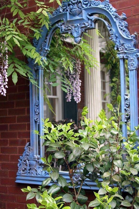 25 Outdoor Garden Mirrors Ideas You Must Look | SharonSable