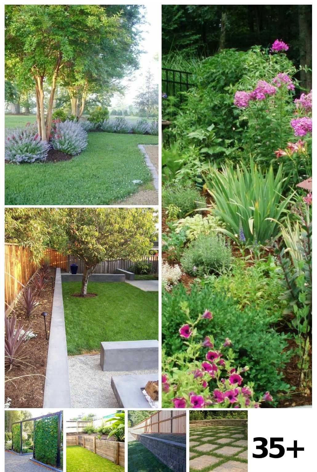 23 Flower Bed Garden Layout along Fence Ideas You Cannot Miss | SharonSable