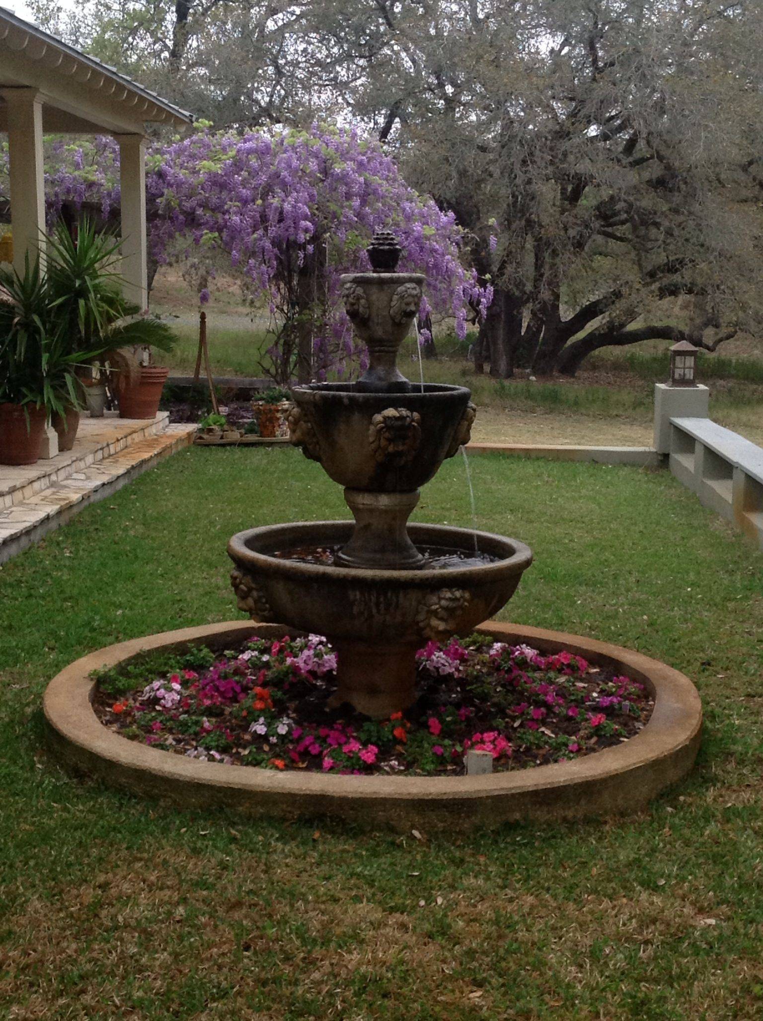 24 Spring Flower Garden with Fountains Ideas To Try This Year | SharonSable