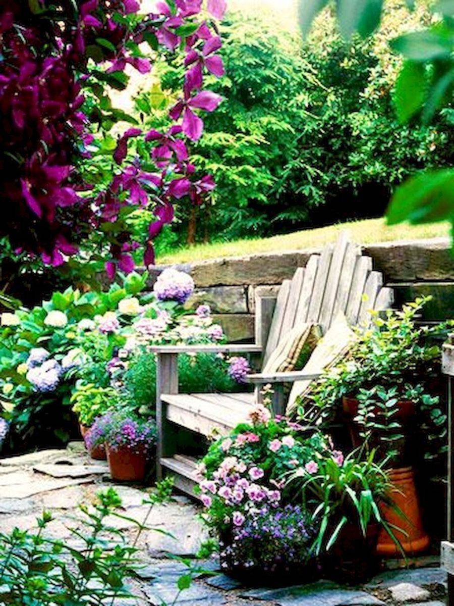 18 Cottage Garden Benches Ideas You Should Look | SharonSable
