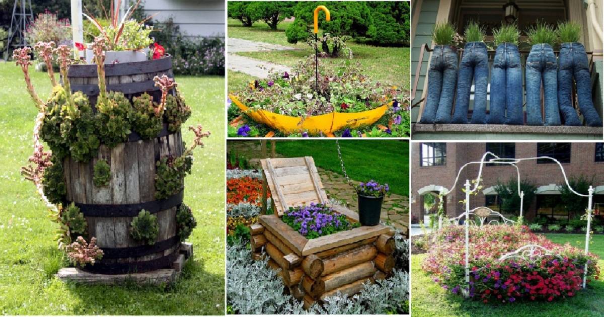24 Creative Garden Planter Ideas You Should Check | SharonSable