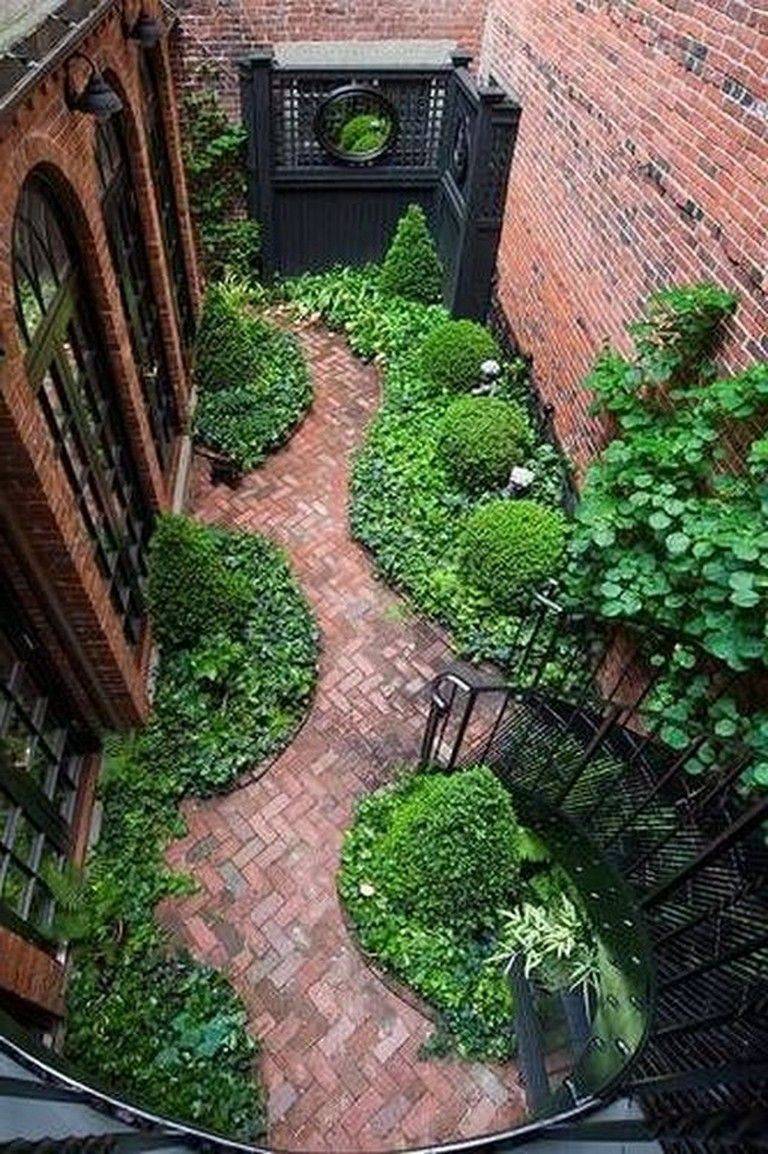 24 Brick Small Courtyard Garden Ideas You Gonna Love | SharonSable