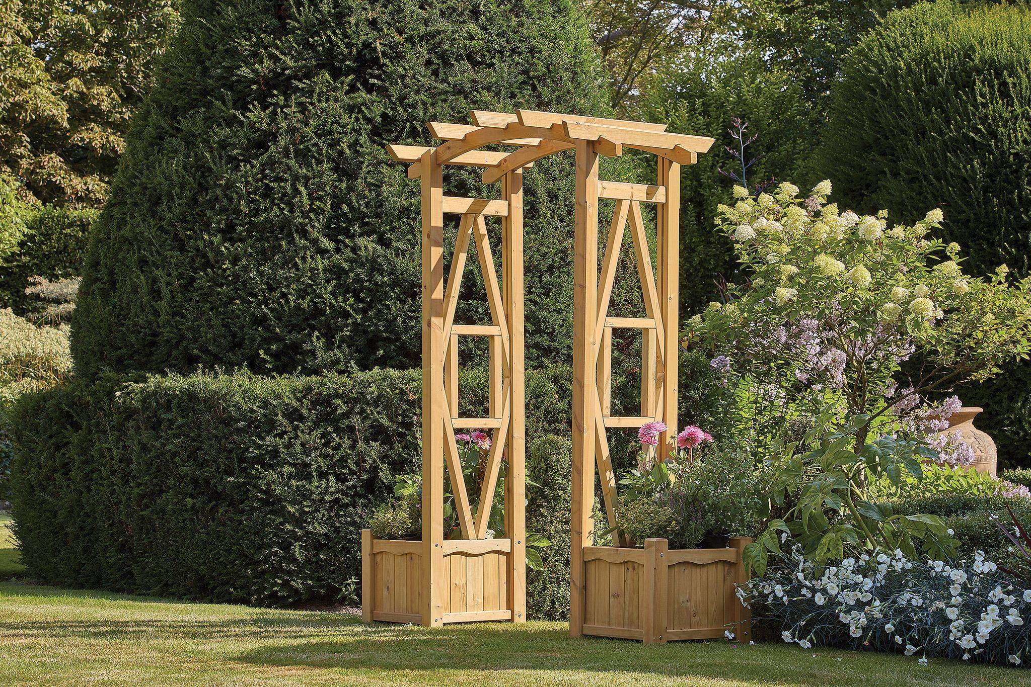 22 Garden Arch with Planters Ideas To Consider | SharonSable