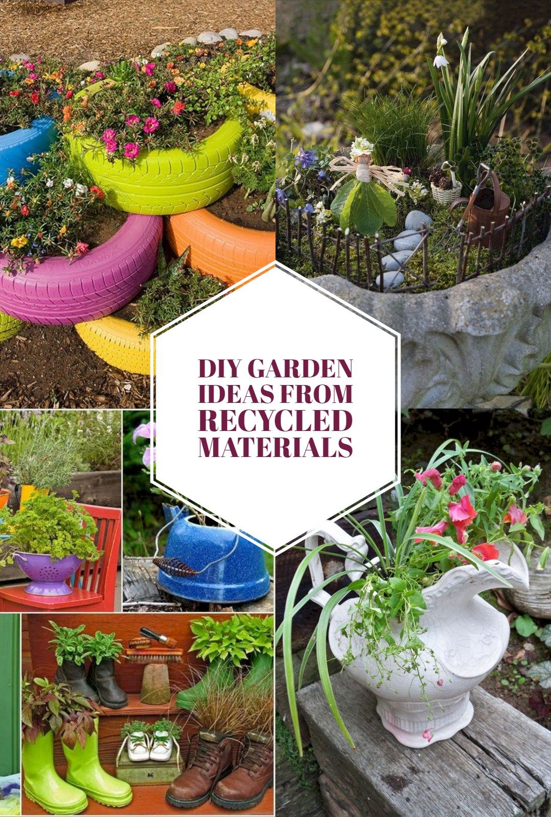 23 DIY Recycled Garden Decor Ideas Worth a Look | SharonSable
