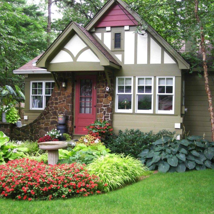 22 Cottage Garden Front Porch Ideas You Must Look | SharonSable