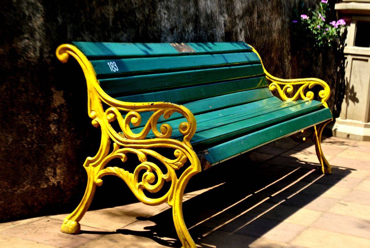 16 Yellow Garden Bench Ideas You Must Look | SharonSable
