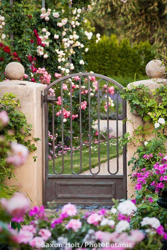 14 Flower Garden Gate Ideas You Must Look | SharonSable