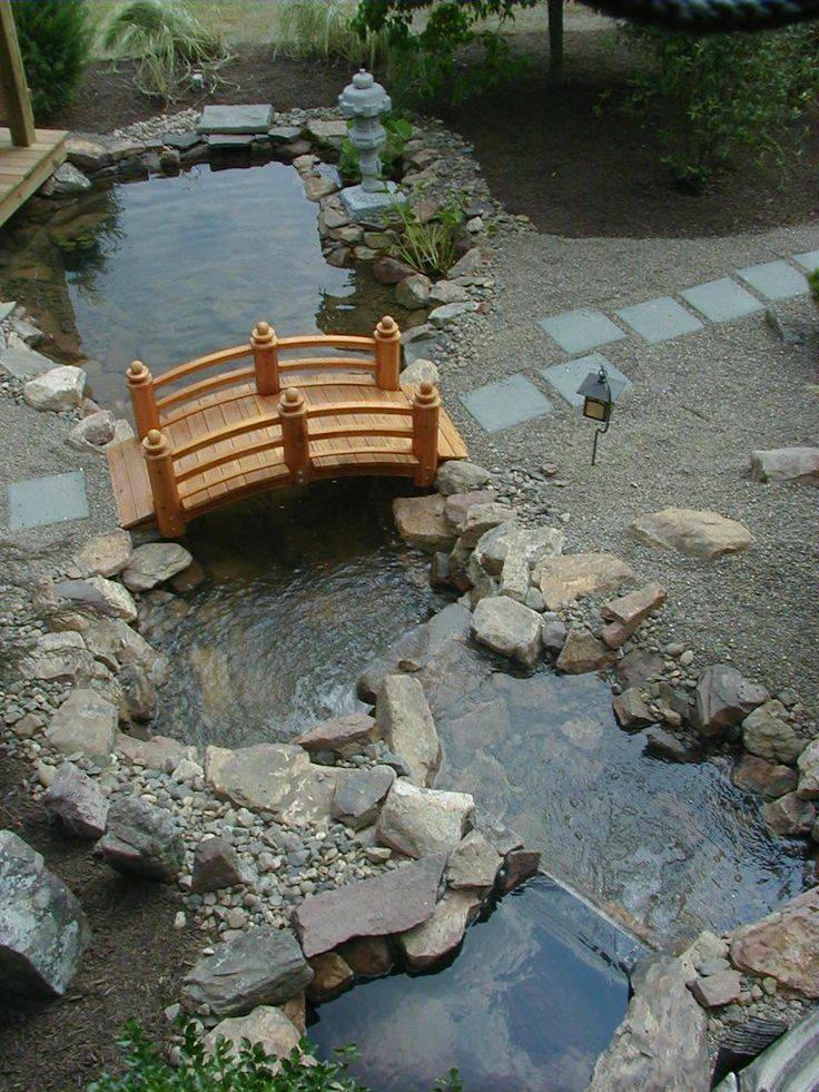 24 Garden Pond with Bridge Ideas To Consider | SharonSable