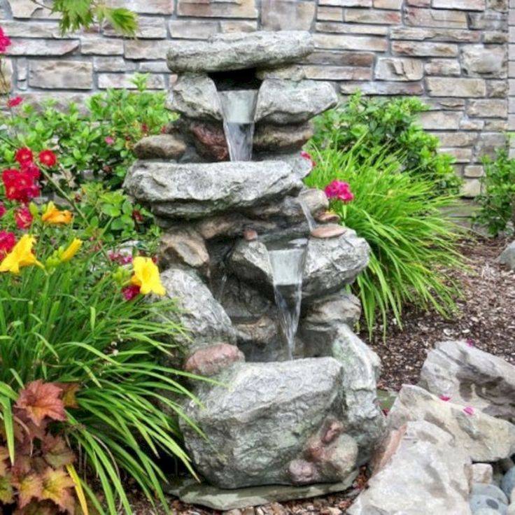 25 Small Rock Garden Waterfall Ideas You Gonna Love | SharonSable