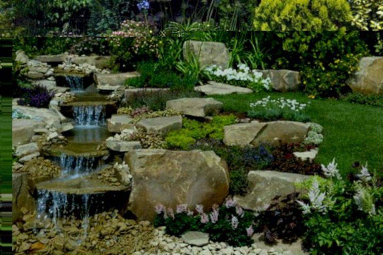 25 Small Rock Garden Waterfall Ideas You Gonna Love | SharonSable
