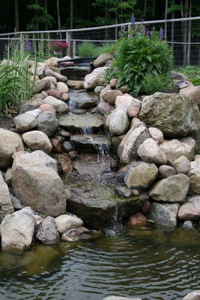 25 Small Rock Garden Waterfall Ideas You Gonna Love | SharonSable