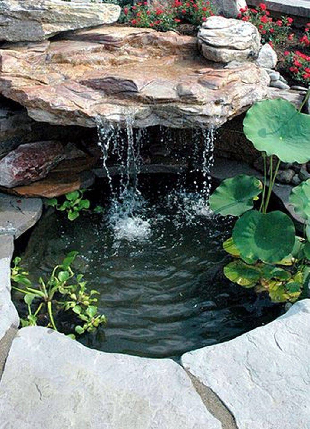 25 Small Rock Garden Waterfall Ideas You Gonna Love | SharonSable