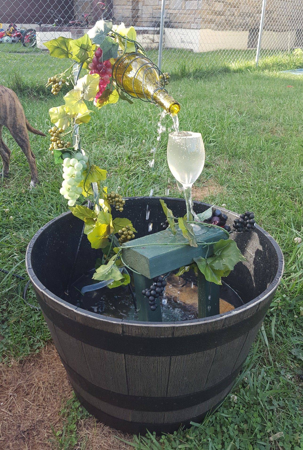 25 Wine Barrel Water Garden Ideas Worth to Check | SharonSable