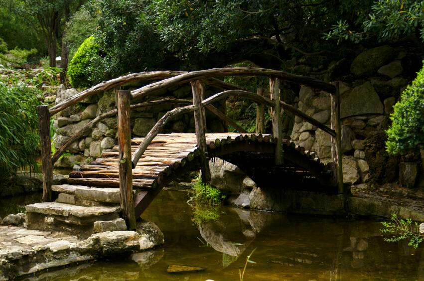 25 Small Wooden Garden Bridge Ideas Worth to Check | SharonSable