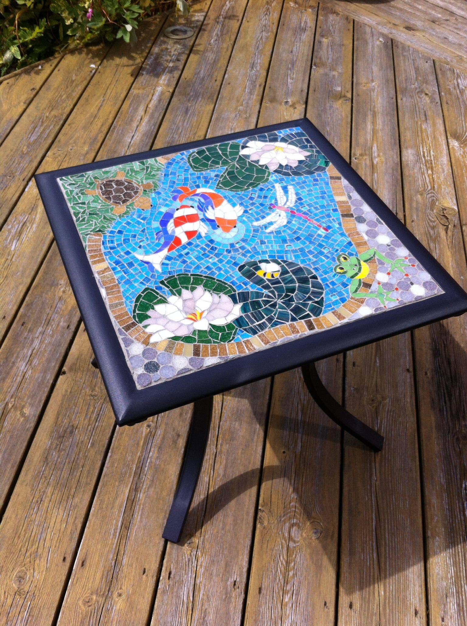 21 DIY Mosaic Garden Table Ideas Worth to Check | SharonSable