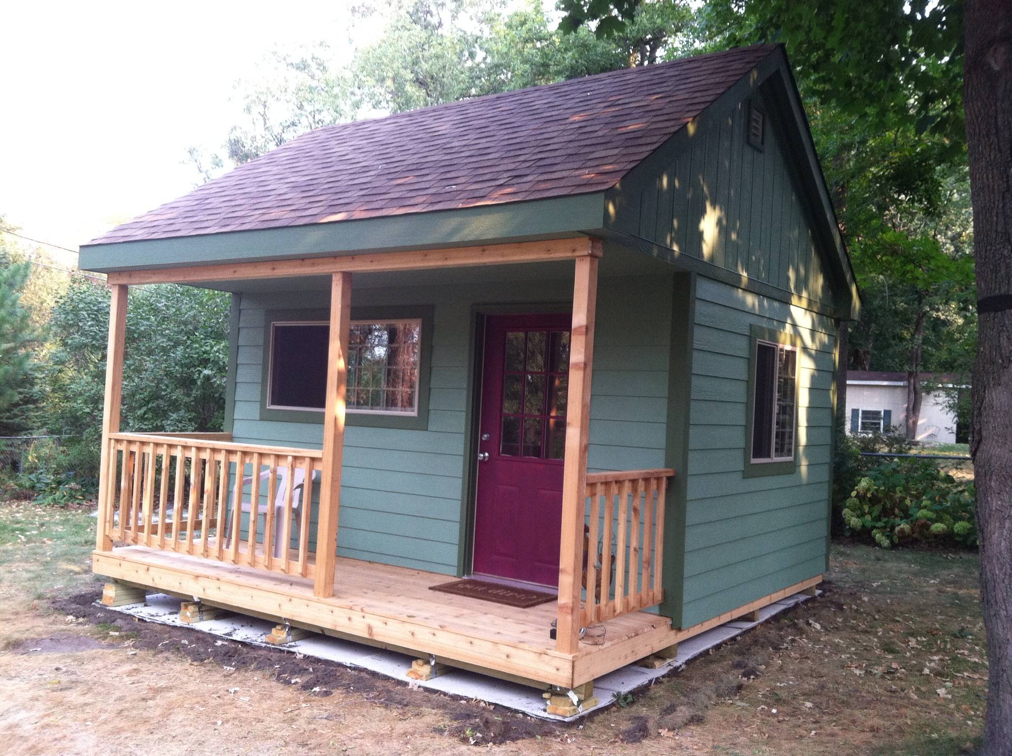 20 Garden Sheds with Covered Porches Ideas You Gonna Love | SharonSable