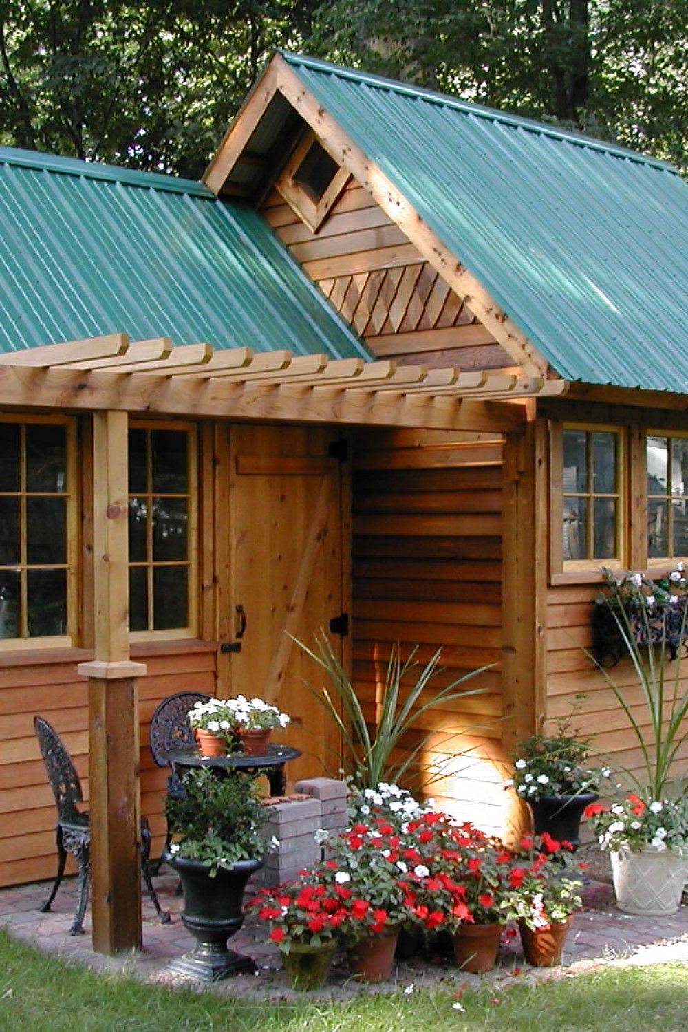 20 Rustic Garden Shed Roofs Ideas You Should Look | SharonSable