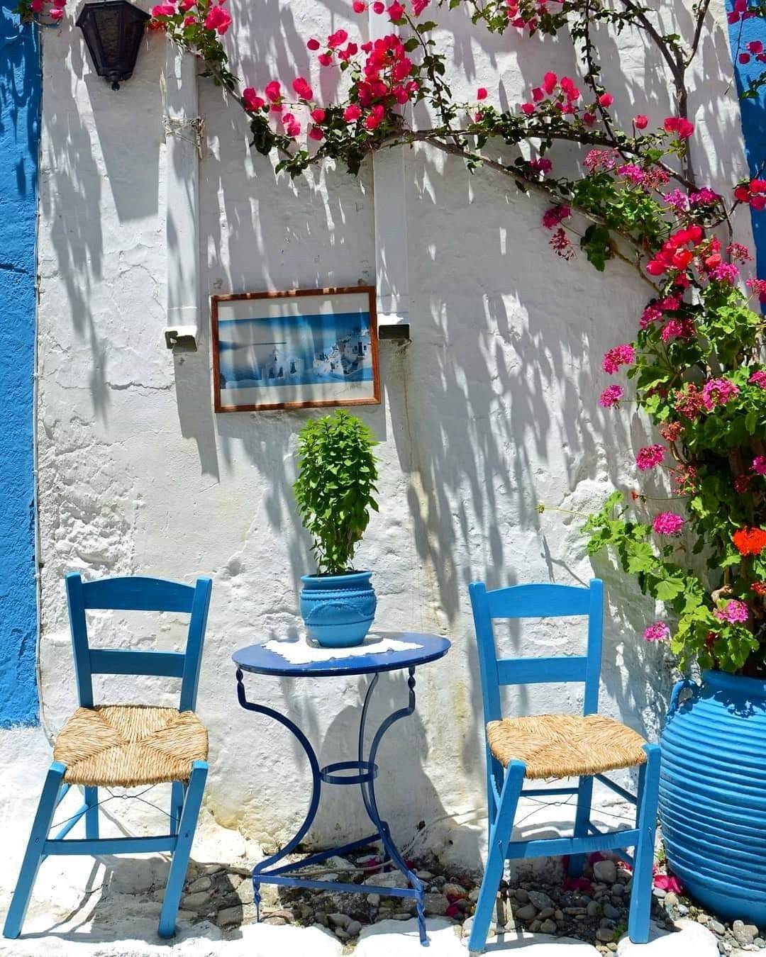 21 Beautiful Greek Garden Ideas To Try This Year | SharonSable