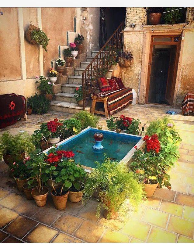 22 Persian Garden Courtyard Ideas To Try This Year | SharonSable