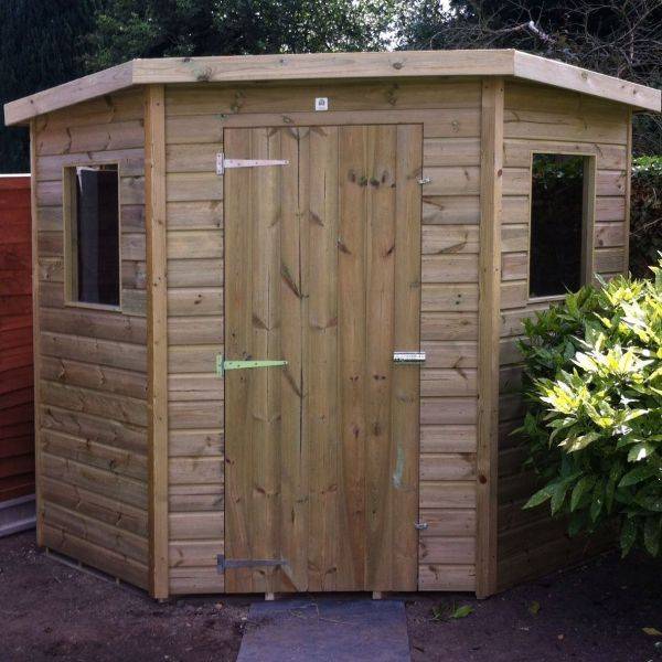 23 Corner Garden Shed Ideas To Consider | SharonSable