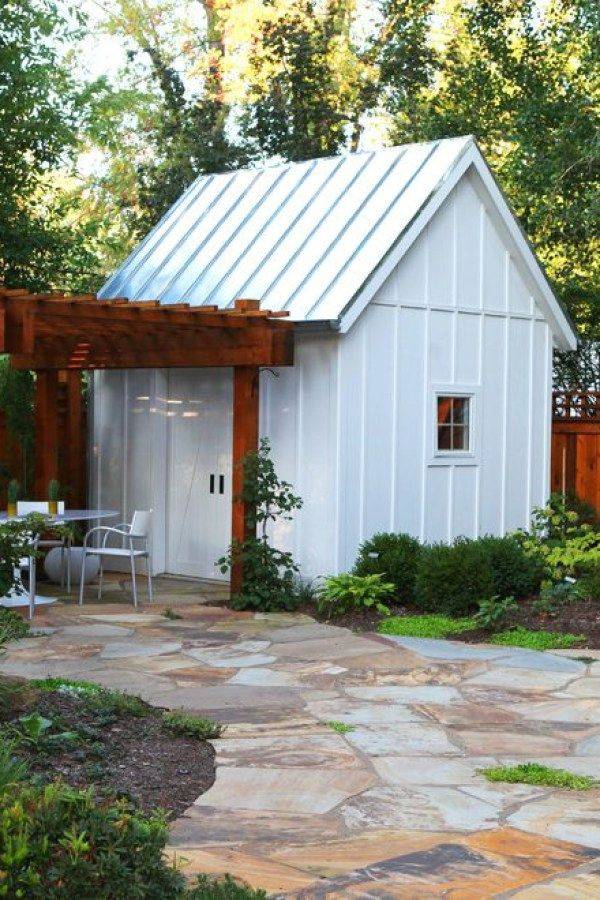 25 Garden Simple Stone Shed Ideas To Try This Year | SharonSable