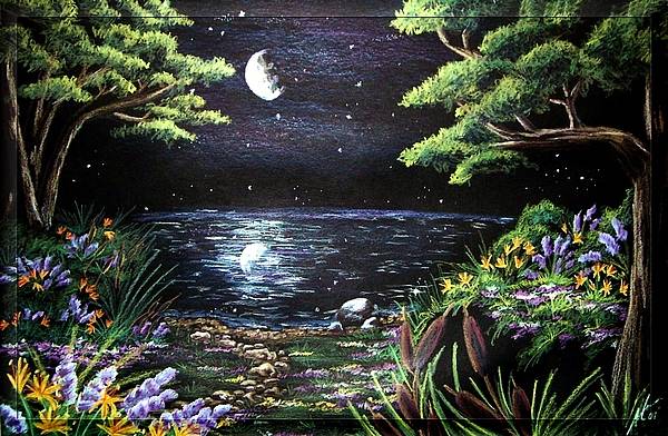 20 Moonlit Garden Drawing Ideas For This Year | SharonSable