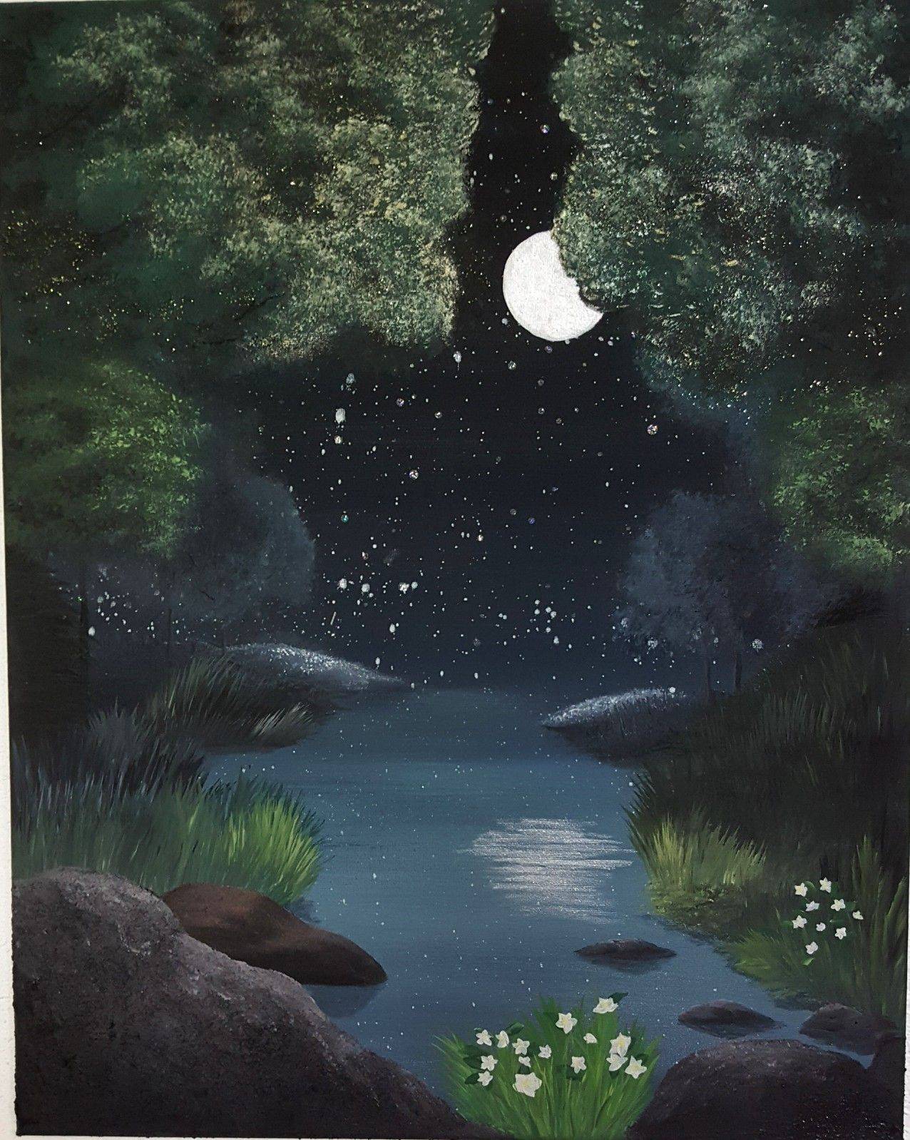 20 Moonlit Garden Drawing Ideas For This Year | SharonSable