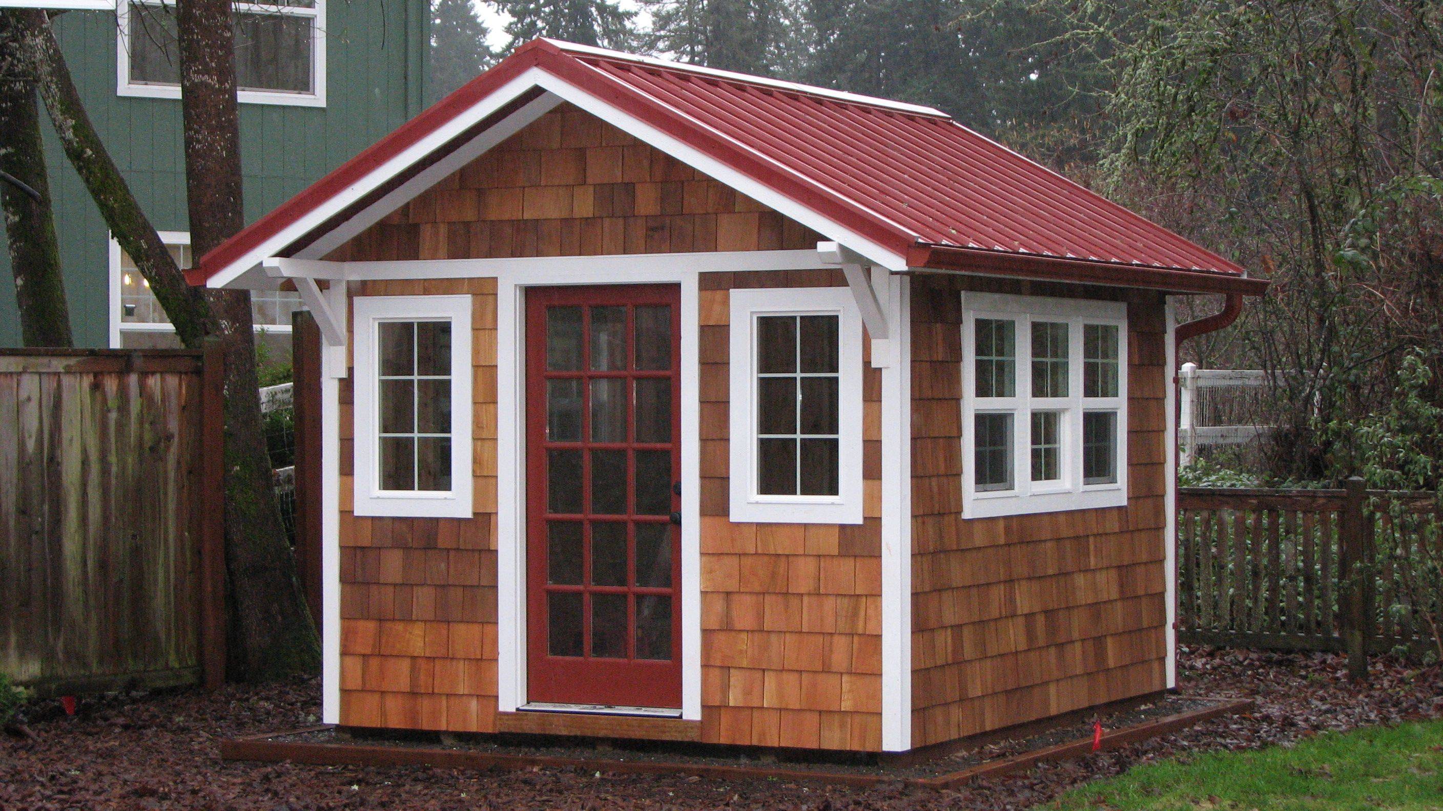 22 Cedar Shake Garden Shed Ideas To Try This Year | SharonSable