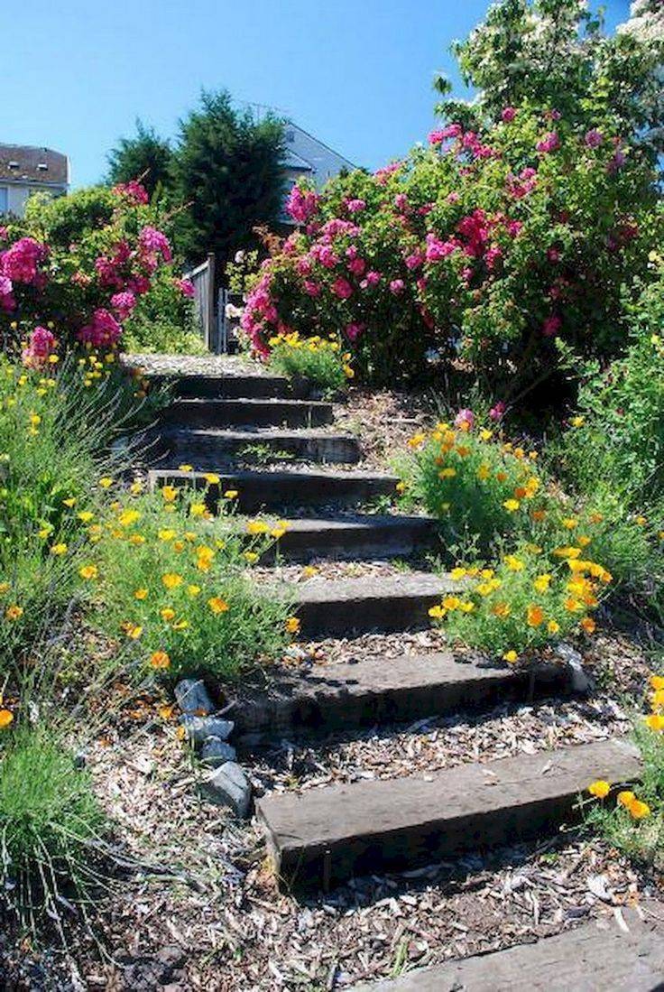 19 Garden Paths with Steps Ideas For This Year | SharonSable