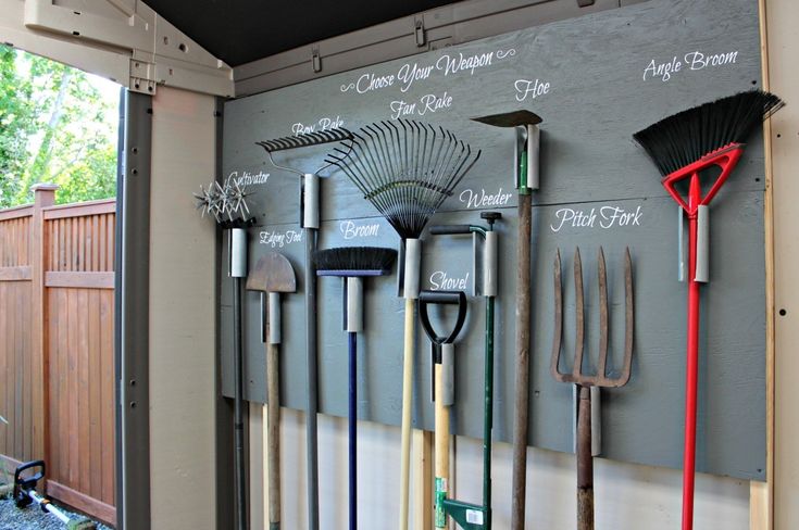19 Garden Tool Wall Rack Ideas To Consider | SharonSable