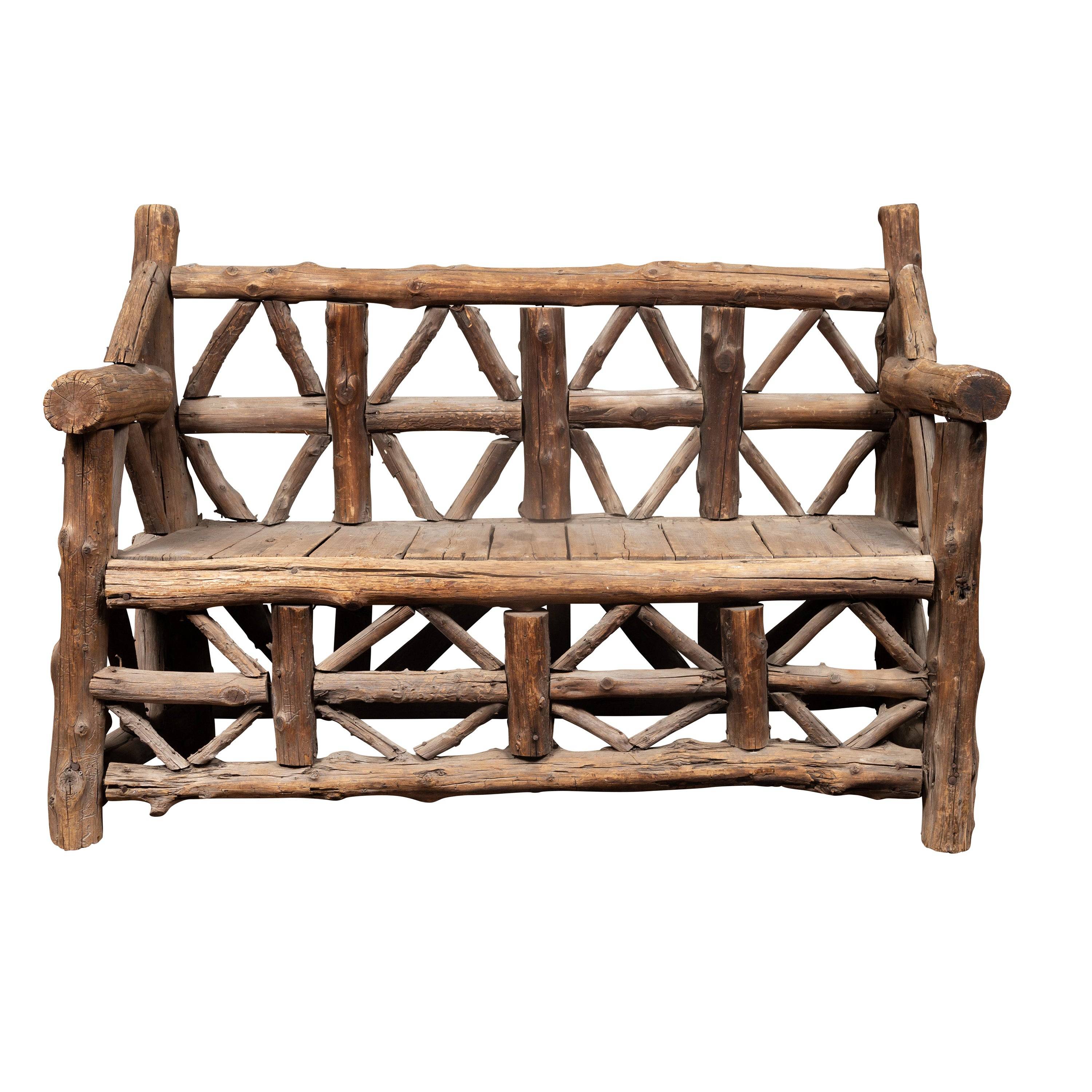 23 Primitive Garden Bench Ideas You Cannot Miss | SharonSable