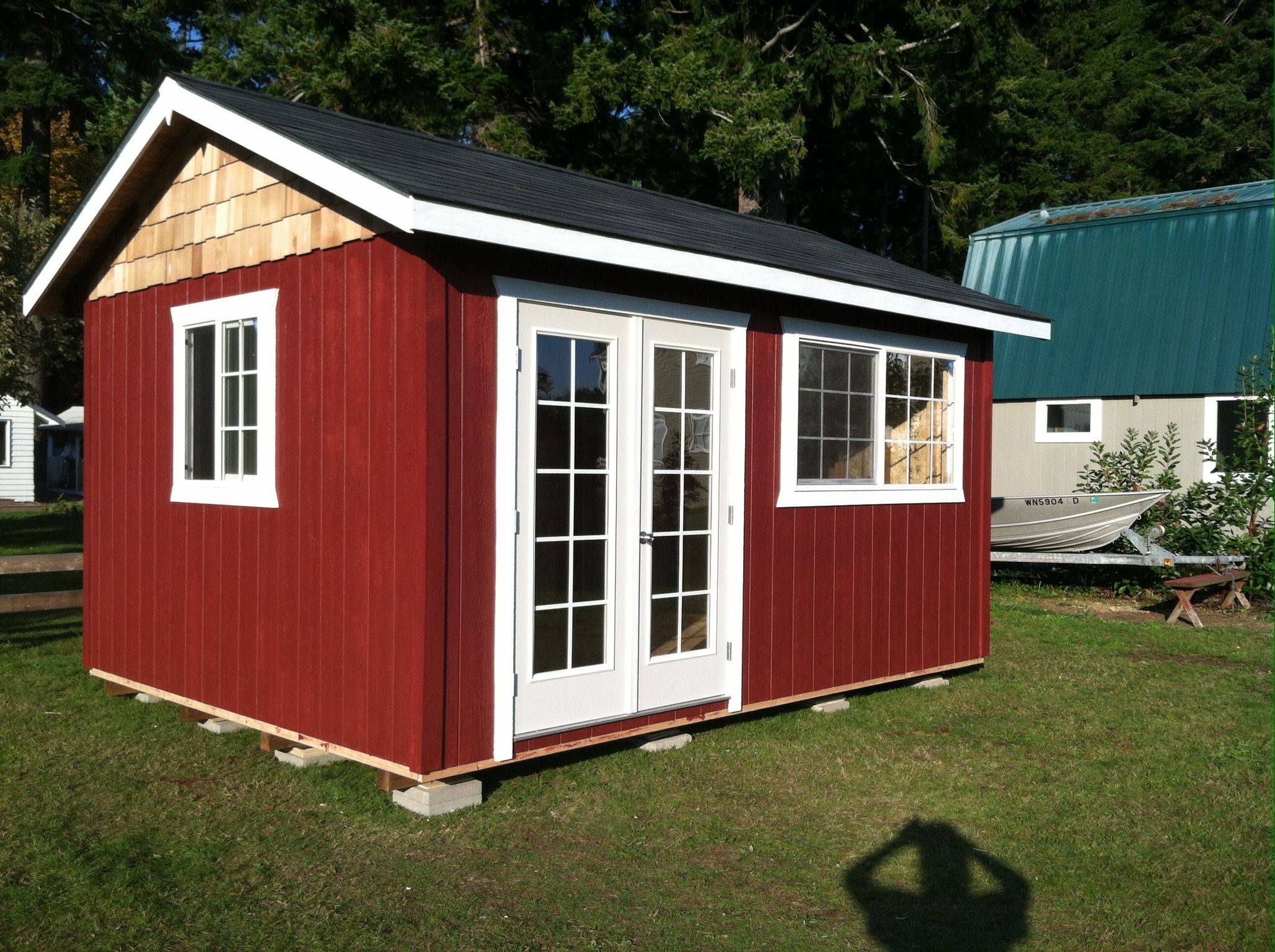 21 Garden Shed with French Doors Ideas You Gonna Love | SharonSable