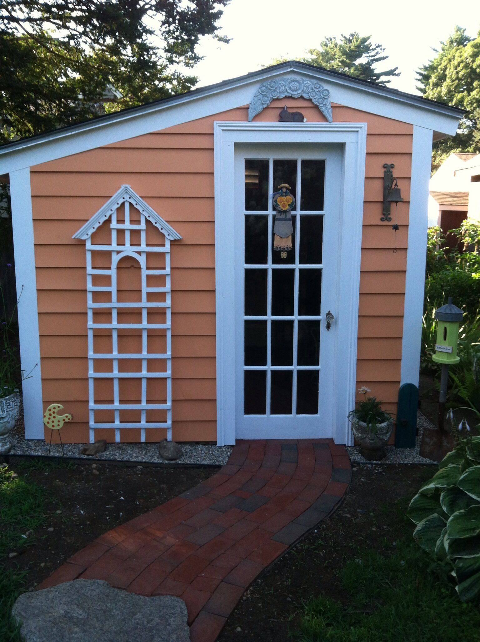 17 Pretty Garden Shed Porch Ideas To Try This Year | SharonSable