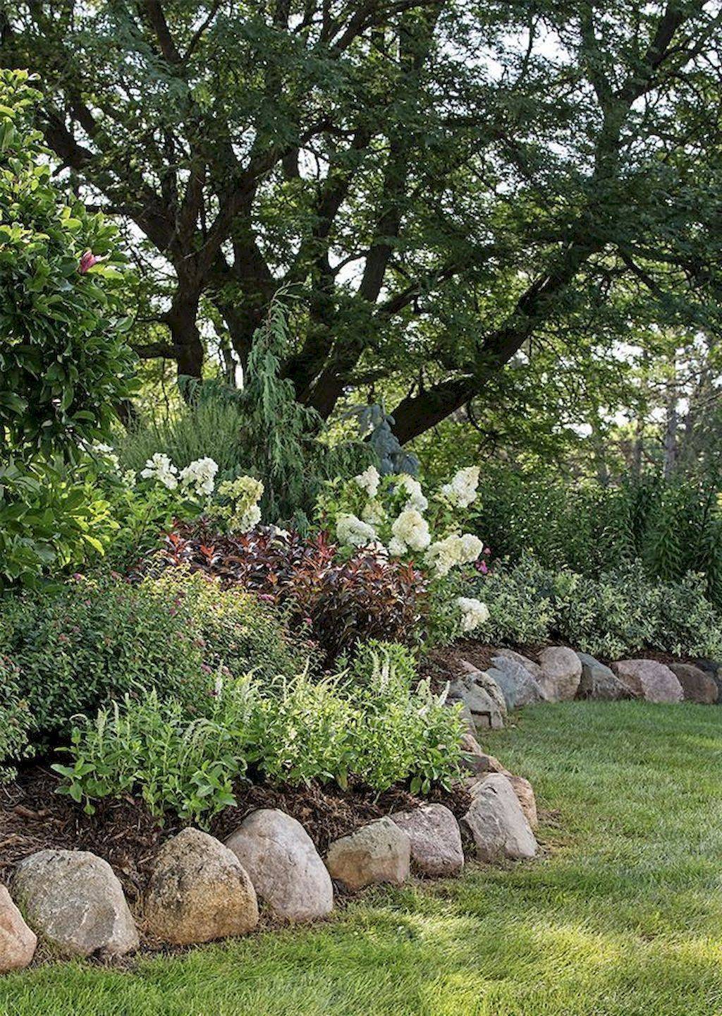 22 Shade Garden with Rock Border Ideas To Try This Year | SharonSable