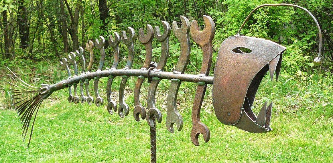 22 Metal Fish Garden Art Ideas You Cannot Miss | SharonSable
