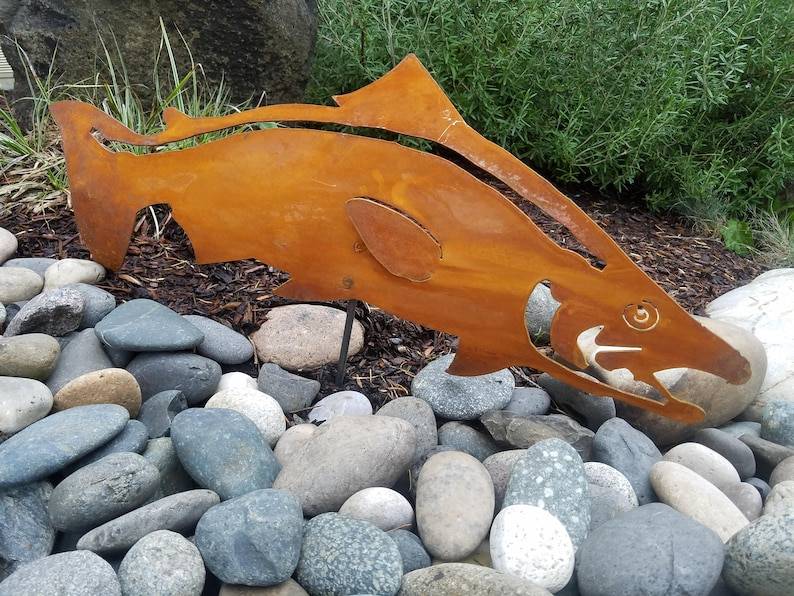 22 Metal Fish Garden Art Ideas You Cannot Miss | SharonSable