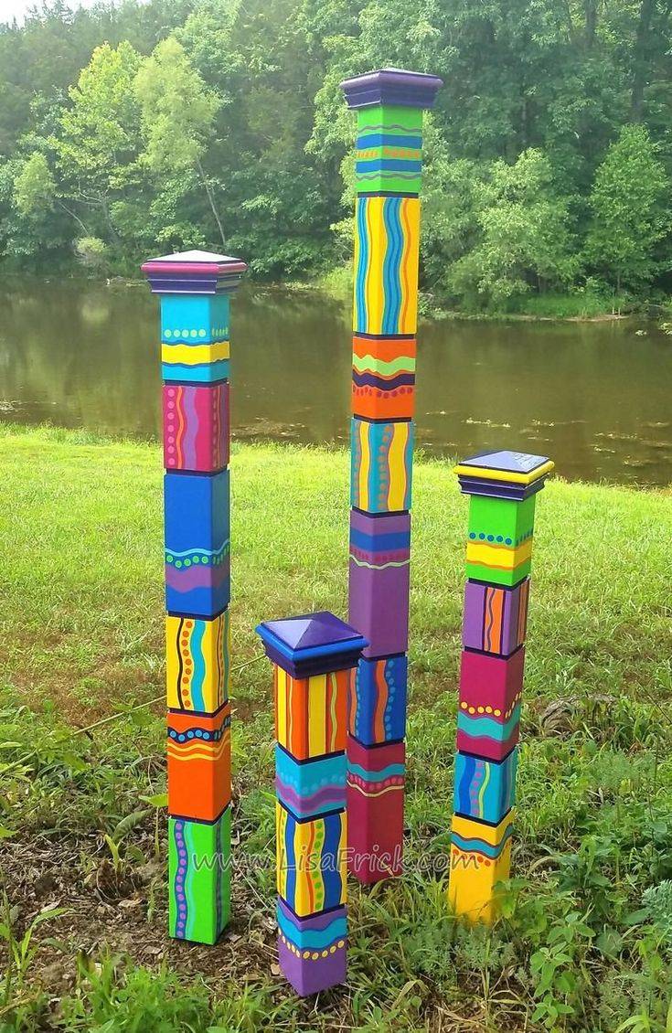 22 Garden Art Poles DIY Ideas You Should Look | SharonSable
