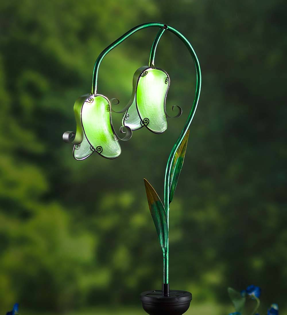 20 Glass Flower Solar Garden Lights Ideas To Consider | SharonSable