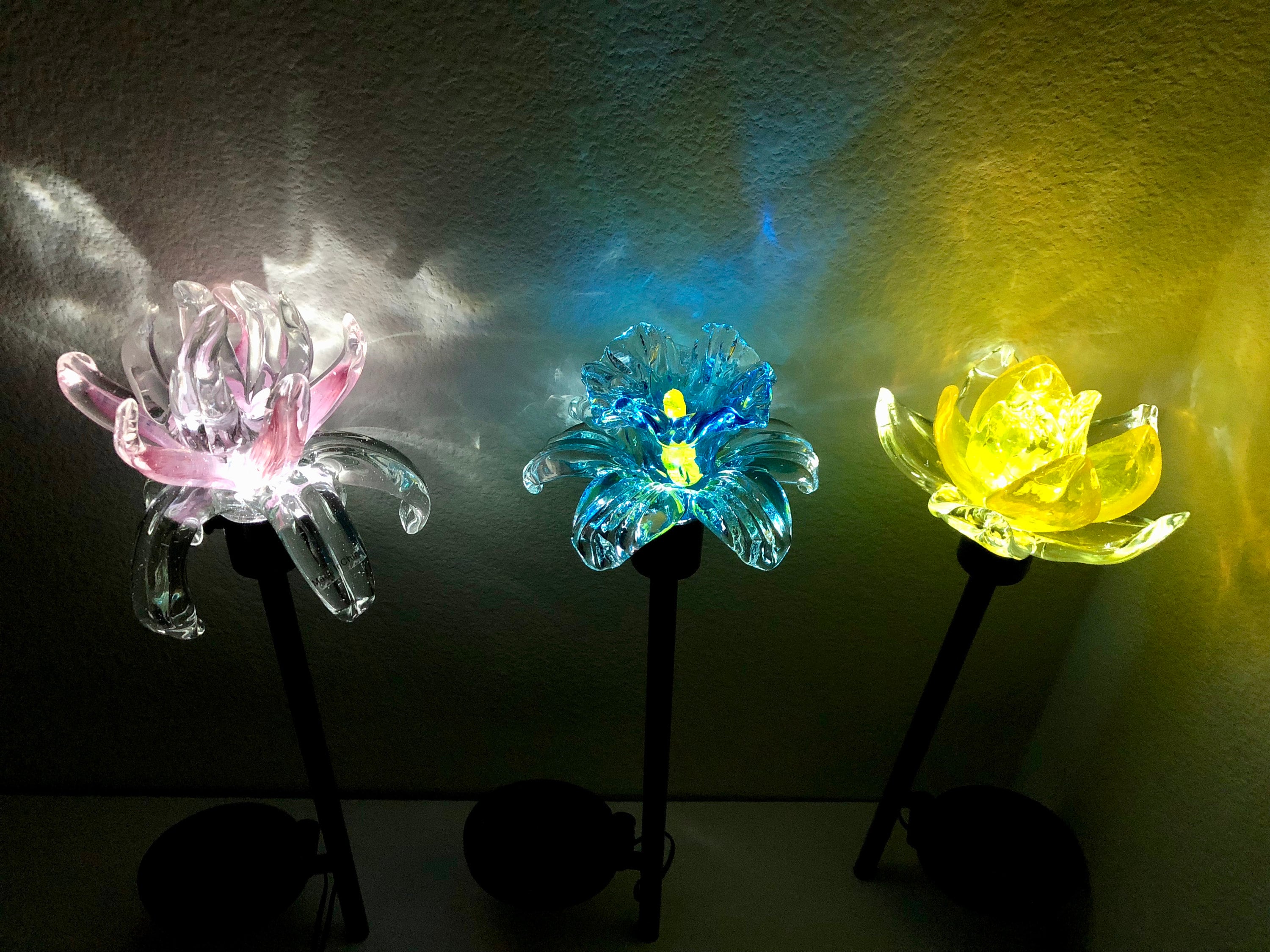 20 Glass Flower Solar Garden Lights Ideas To Consider | SharonSable