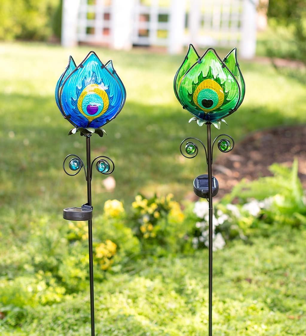 20 Glass Flower Solar Garden Lights Ideas To Consider | SharonSable