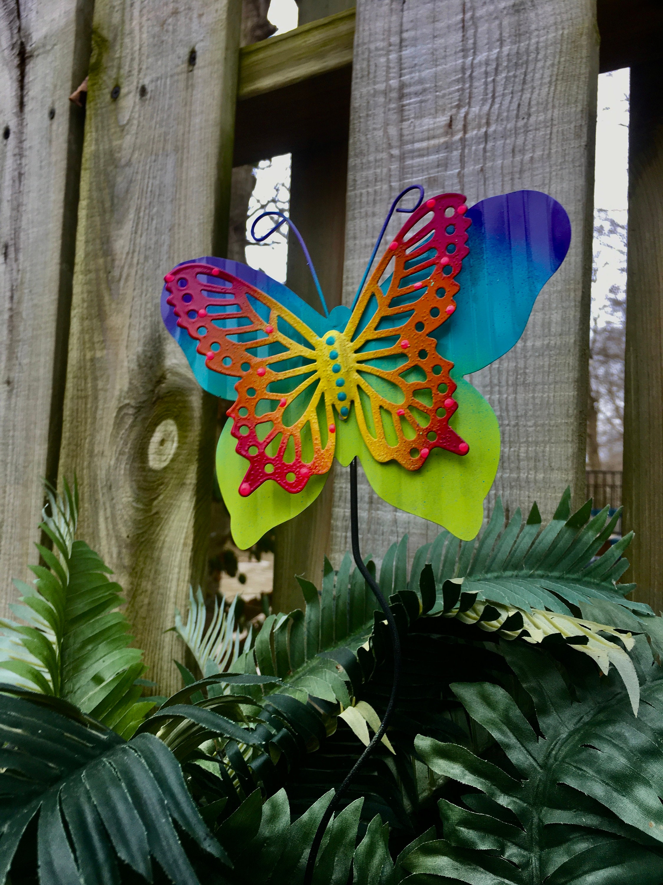 17 Metal Butterfly Garden Ornaments Ideas For This Year | SharonSable