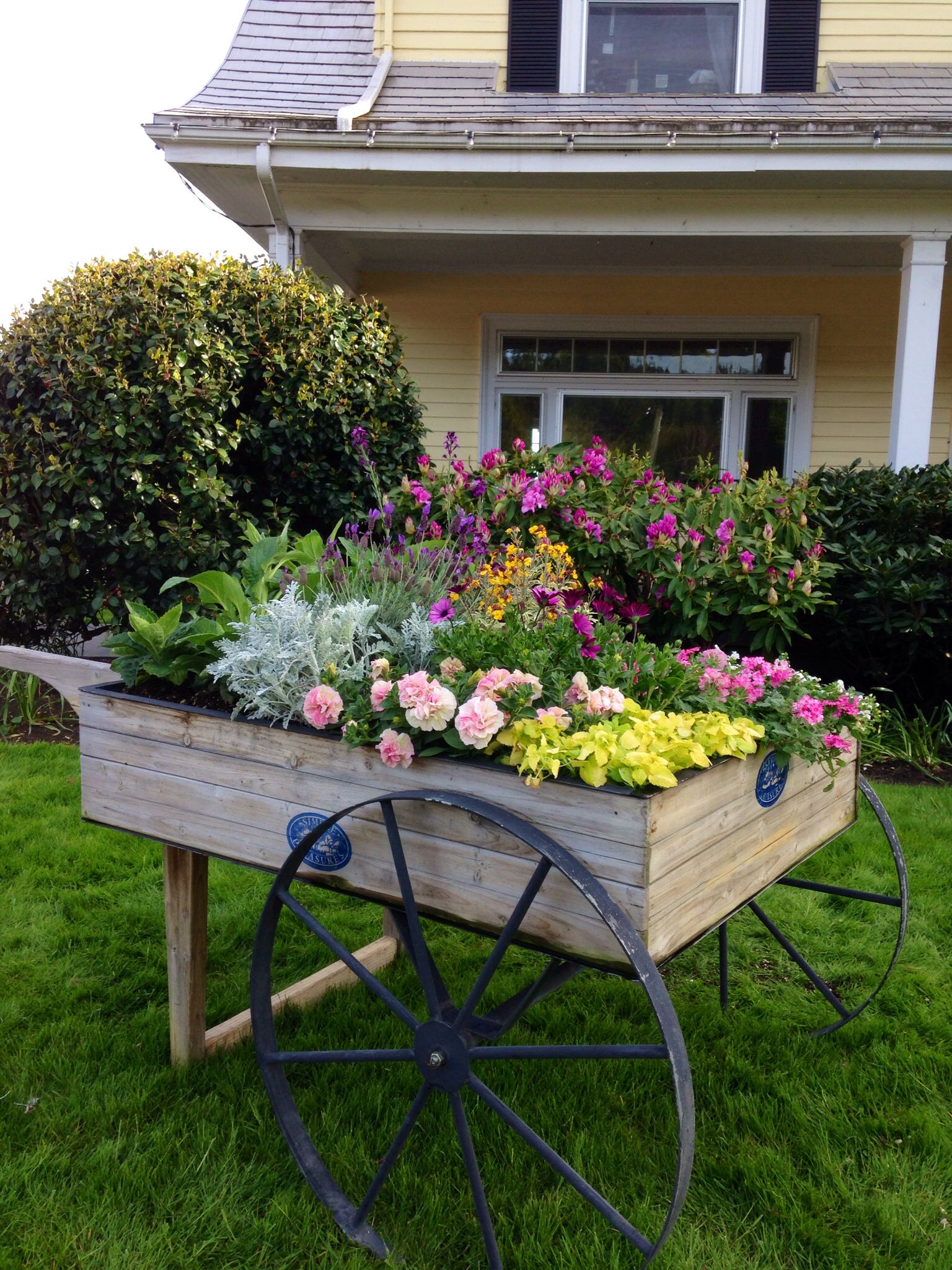 21 Garden Cart Planter Ideas Worth a Look | SharonSable