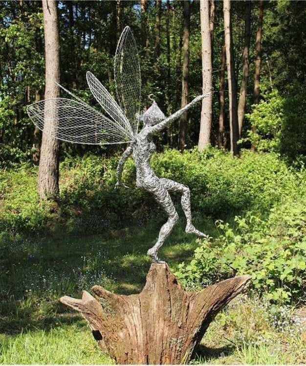 25 Metal Garden Fairy Sculptures Ideas You Gonna Love | SharonSable
