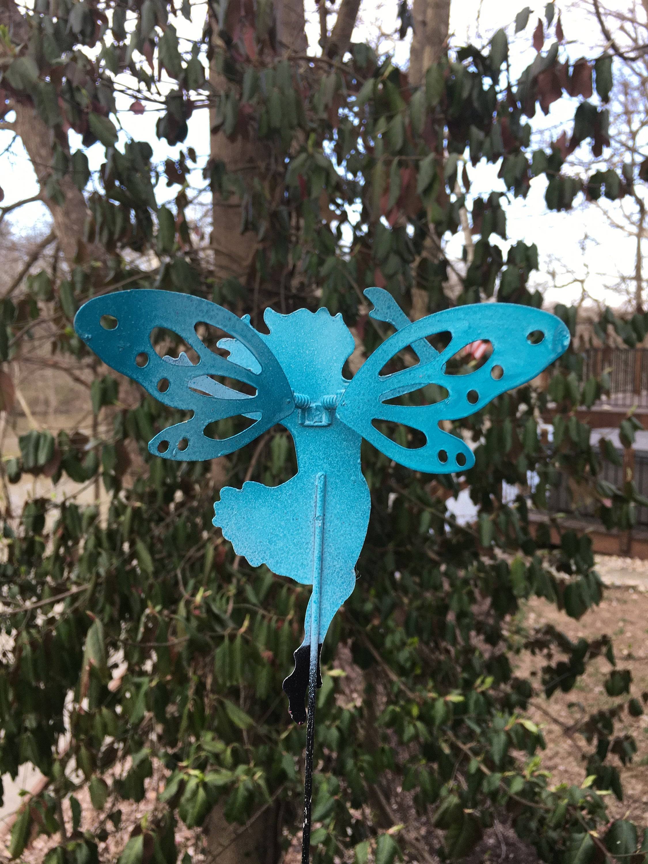 25 Metal Garden Fairy Sculptures Ideas You Gonna Love | SharonSable