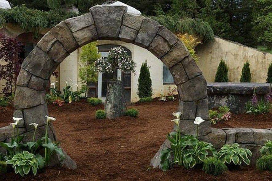23 Stone Garden Gate Ideas You Cannot Miss | SharonSable