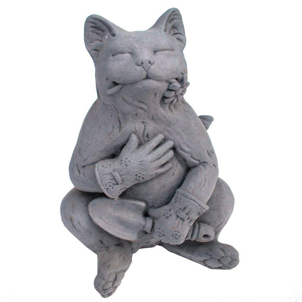 22 Stone Cat Garden Statues Ideas Worth to Check | SharonSable