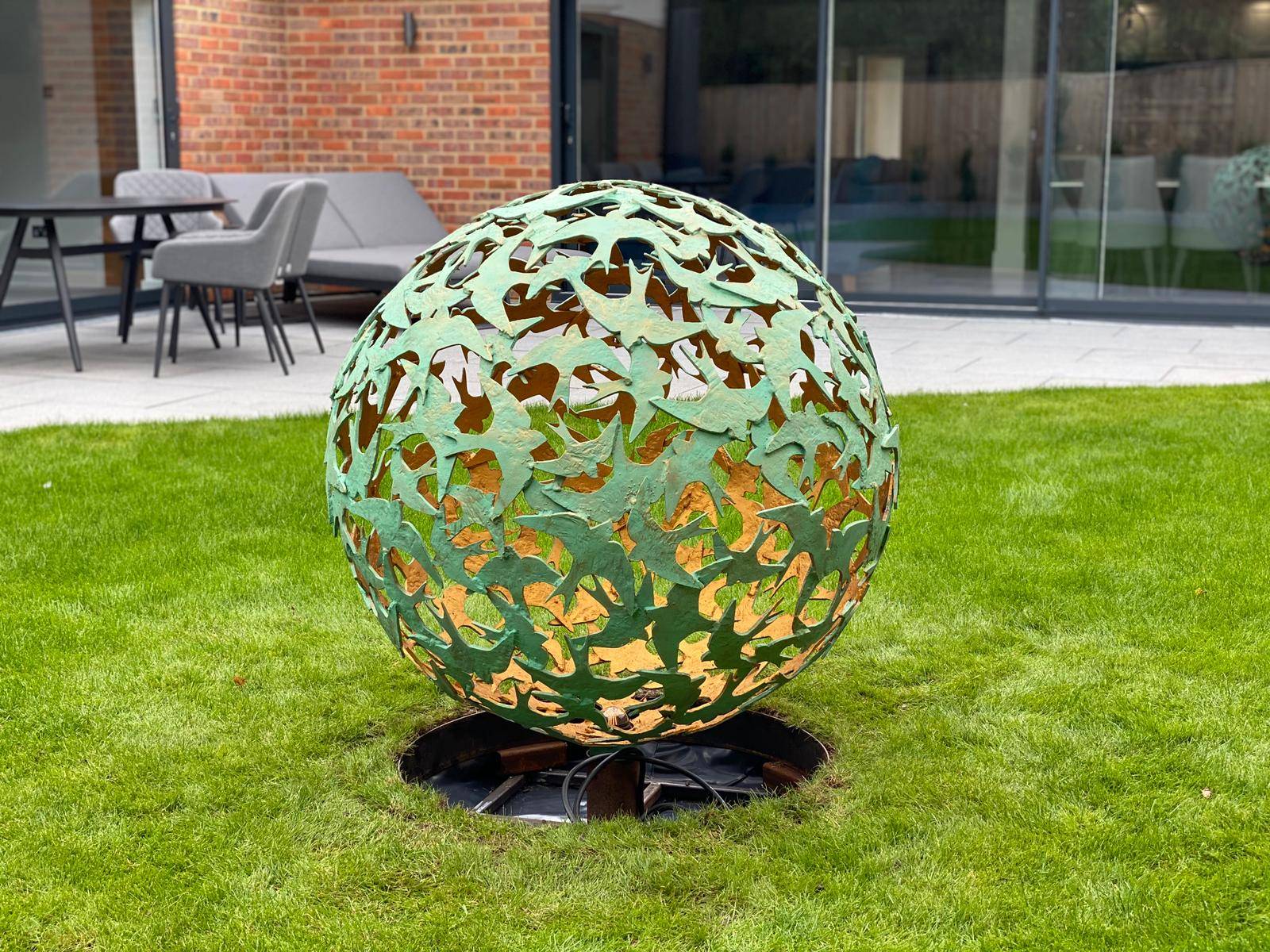 19 Outdoor Sphere Garden Sculptures Ideas To Try This Year | SharonSable