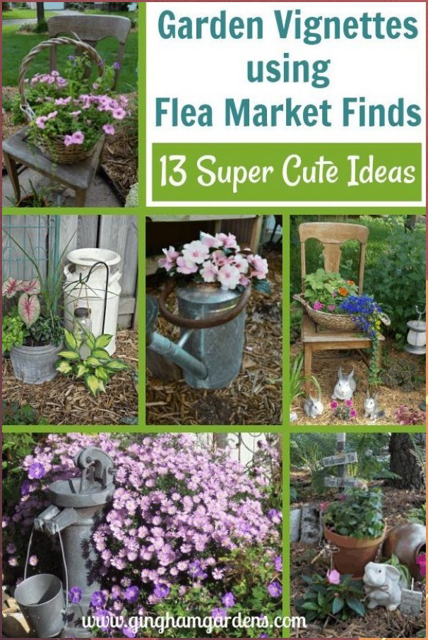 20 Flea Market Garden Art Ideas You Must Look | SharonSable