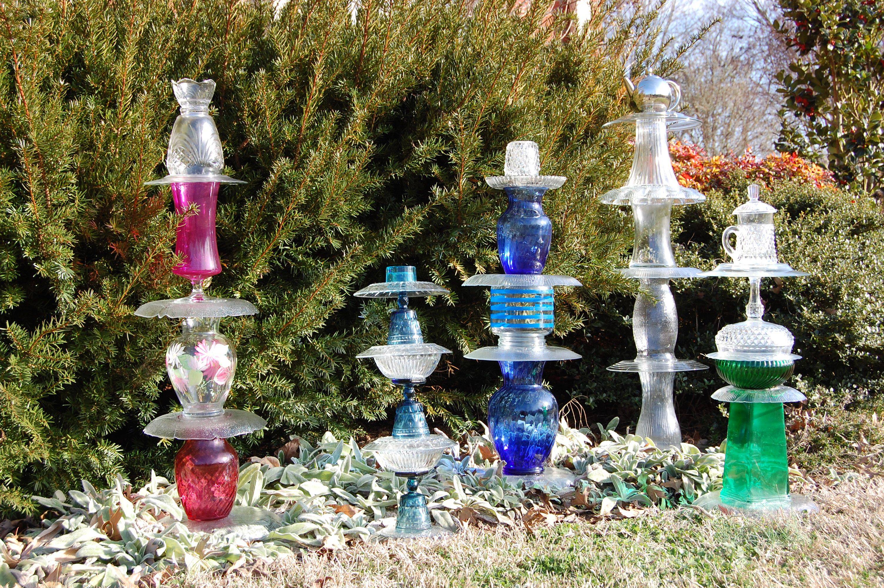 22 Trash to Treasure Garden Art Ideas To Consider | SharonSable