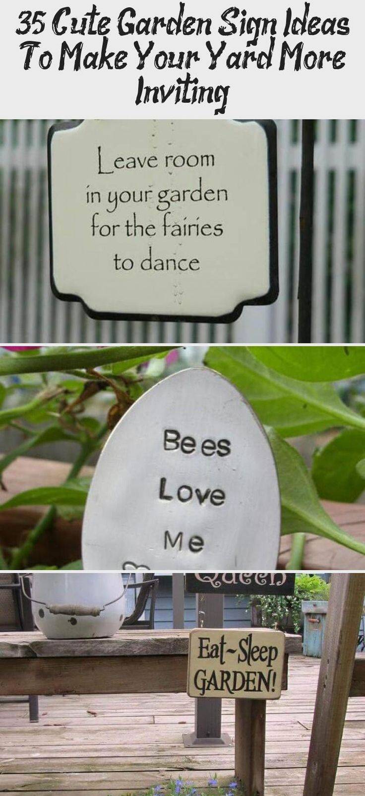25 Cute Garden Signs Ideas You Should Check | SharonSable
